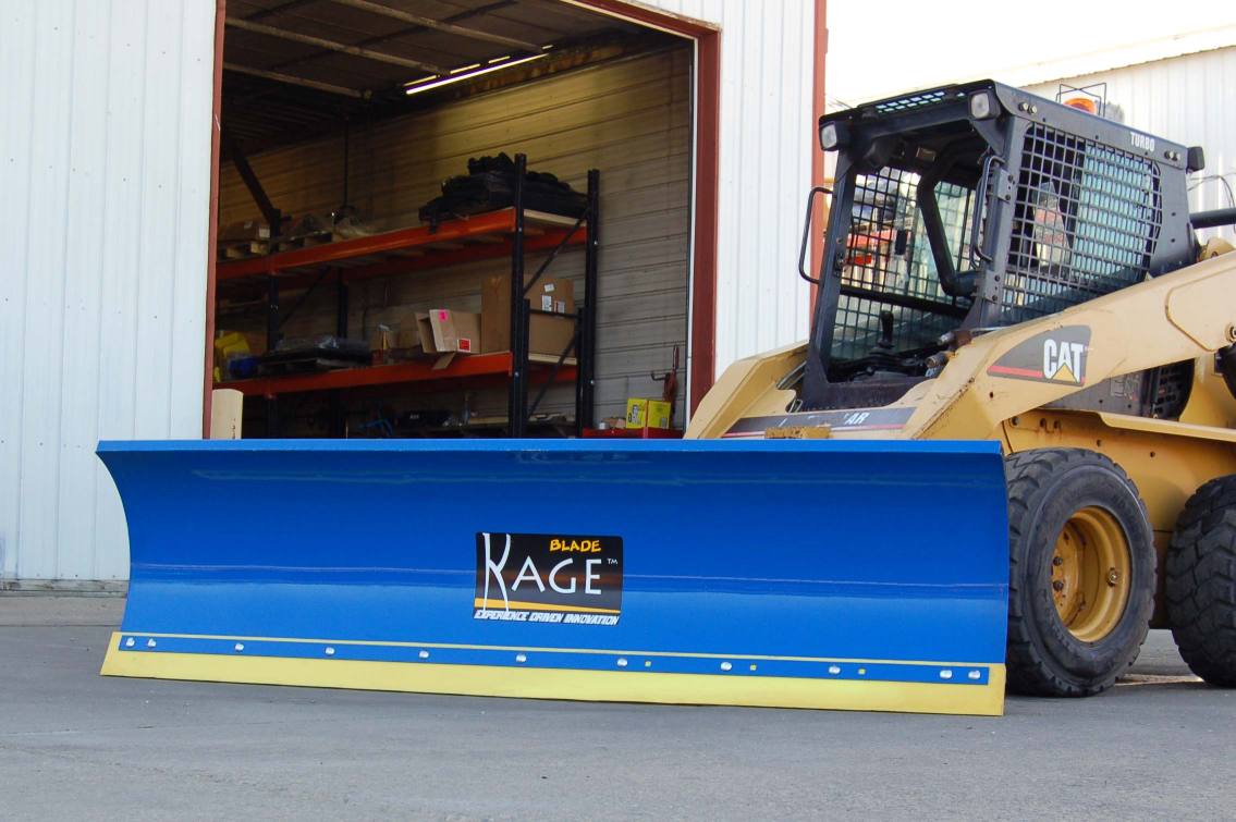 Steel Edge Snow Pusher | Kage Innovation