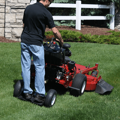 Commercial Walk Behind Mower Sulky | Wheel Kaddy 500 Series Sulky